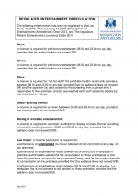 Temporary Event Notices | Royal Borough of Kensington and Chelsea